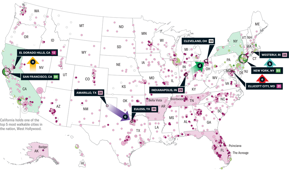 Moving to a walkable city can add 1,100 steps to your day | Scientific ...