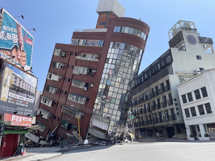 What We Know about Taiwan’s Magnitude 7.4 Earthquake | Scientific American