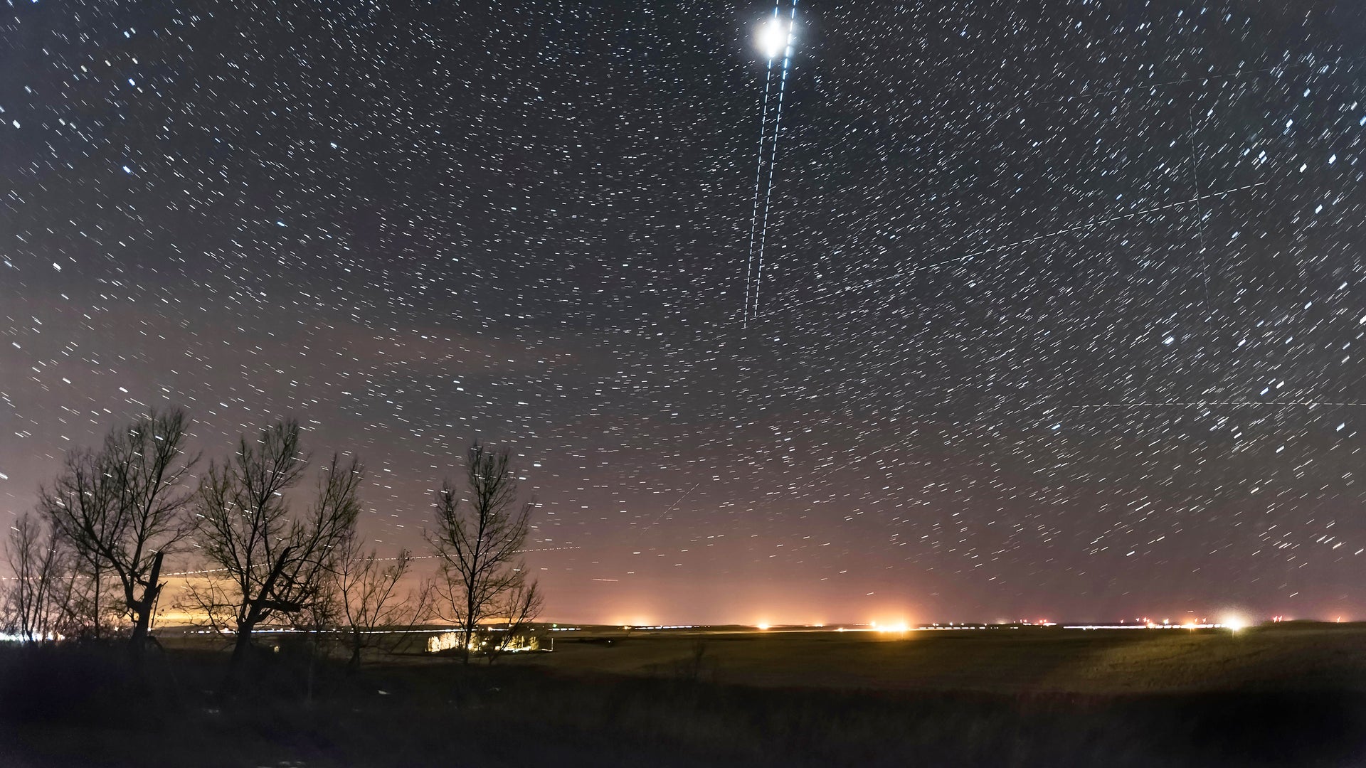 light pollution from space