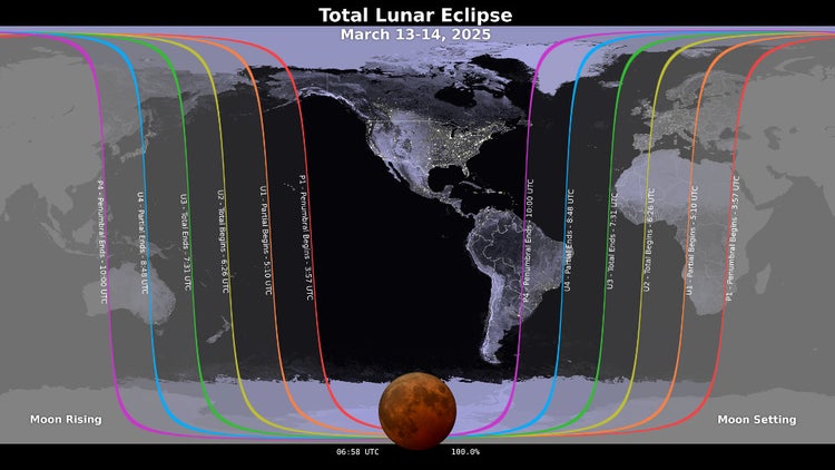 How to Watch the Total Lunar Eclipse on March 13 | Scientific American