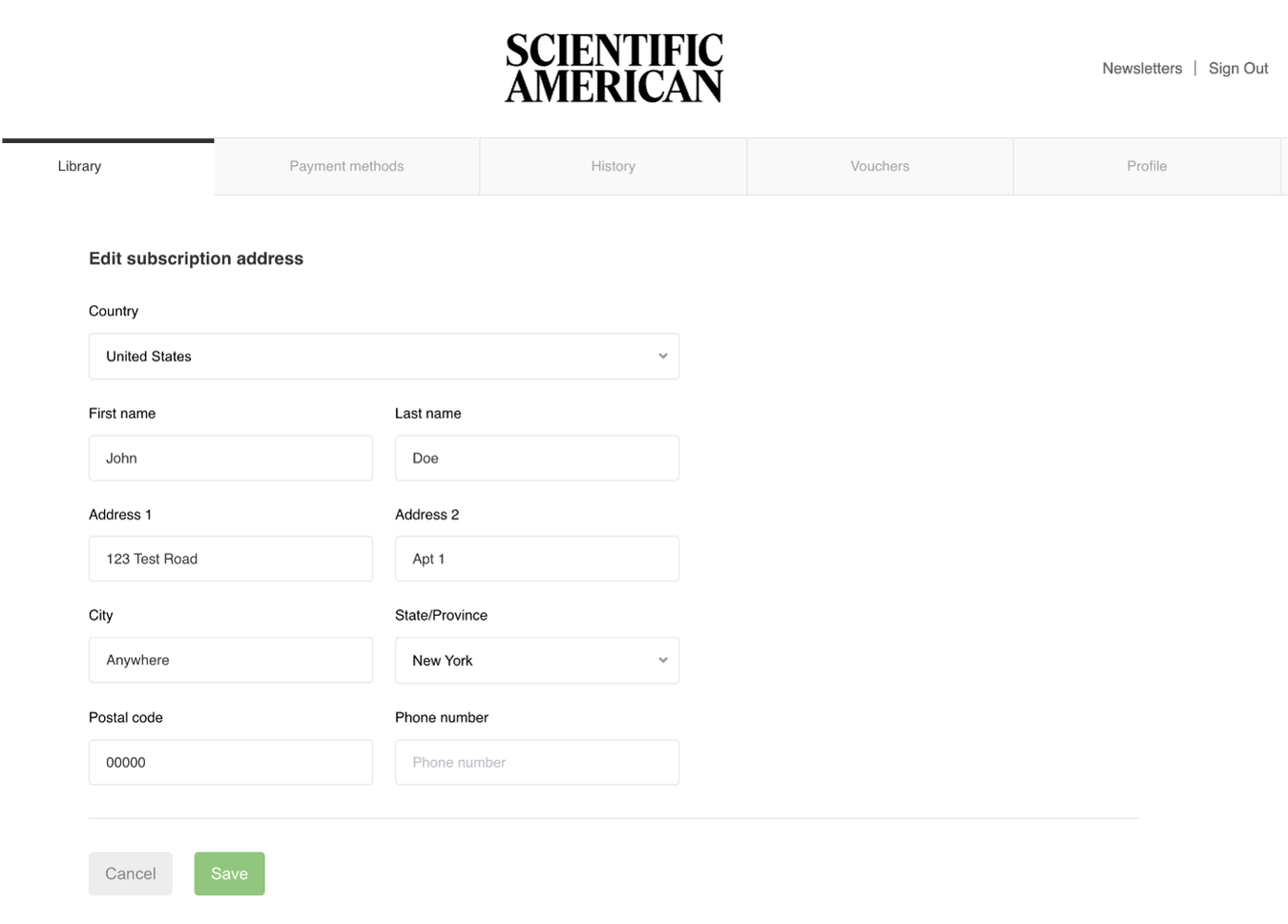 Subscriptions & Account | Scientific American