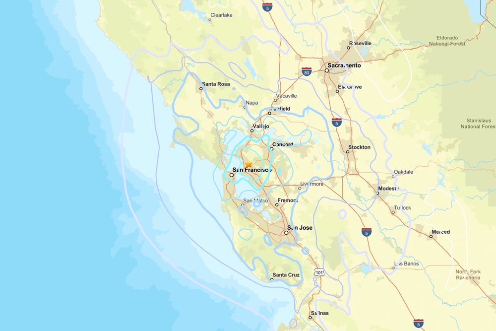 Magnitude 4.3 Earthquake Strikes San Francisco Bay Area | Scientific ...