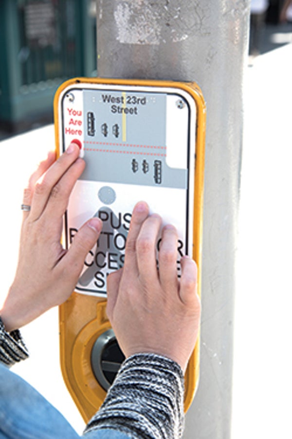 Tactile Traffic Maps Could Help Blind Pedestrians Navigate | Scientific ...