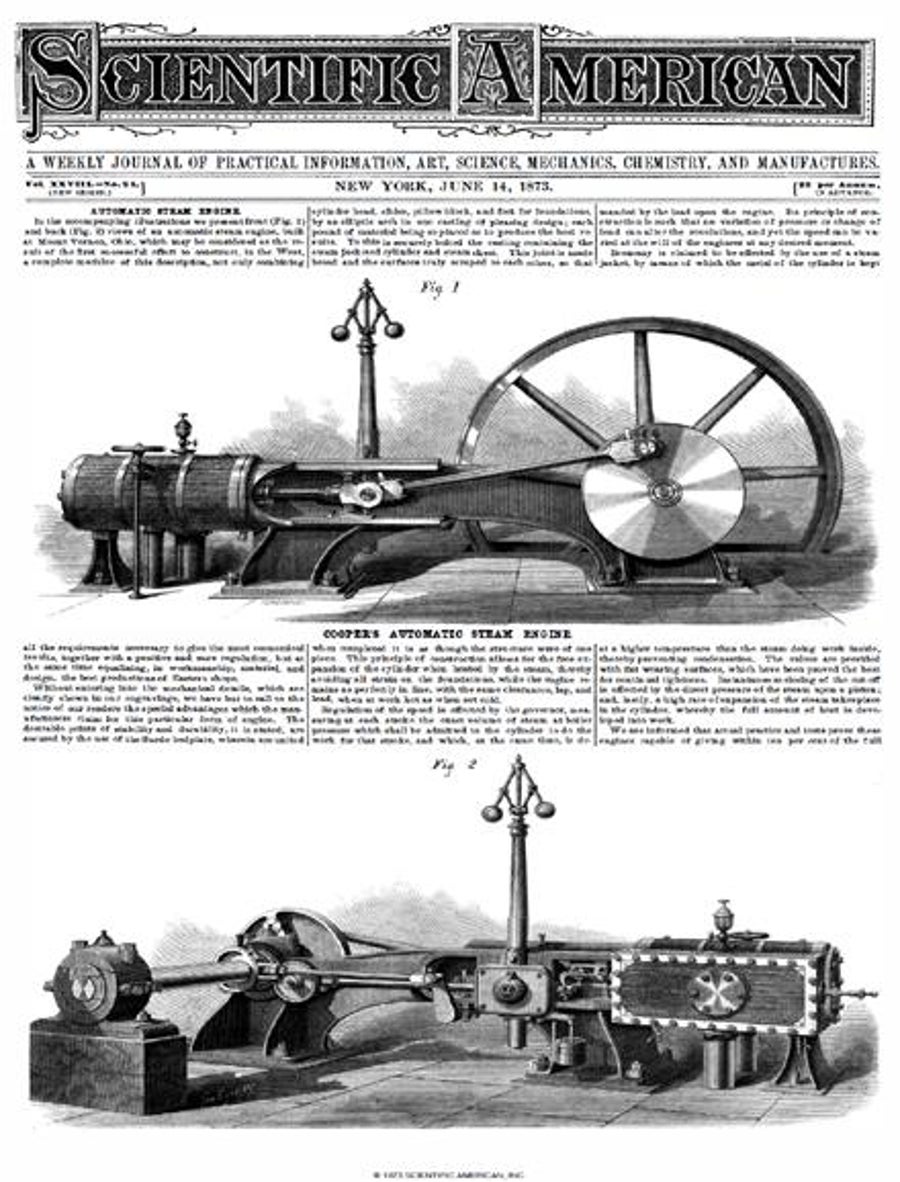 Automatic Steam Engine | Scientific American