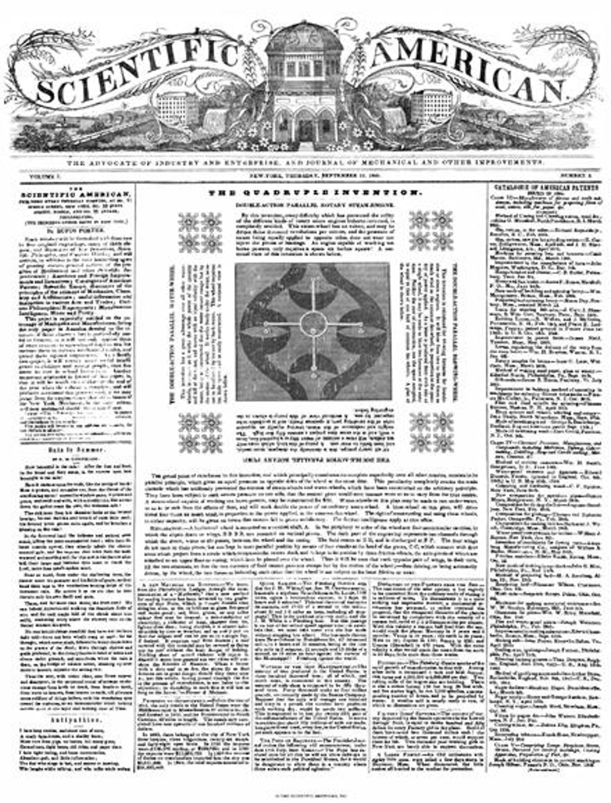 Scientific American Volume 1, Issue 3 | Scientific American