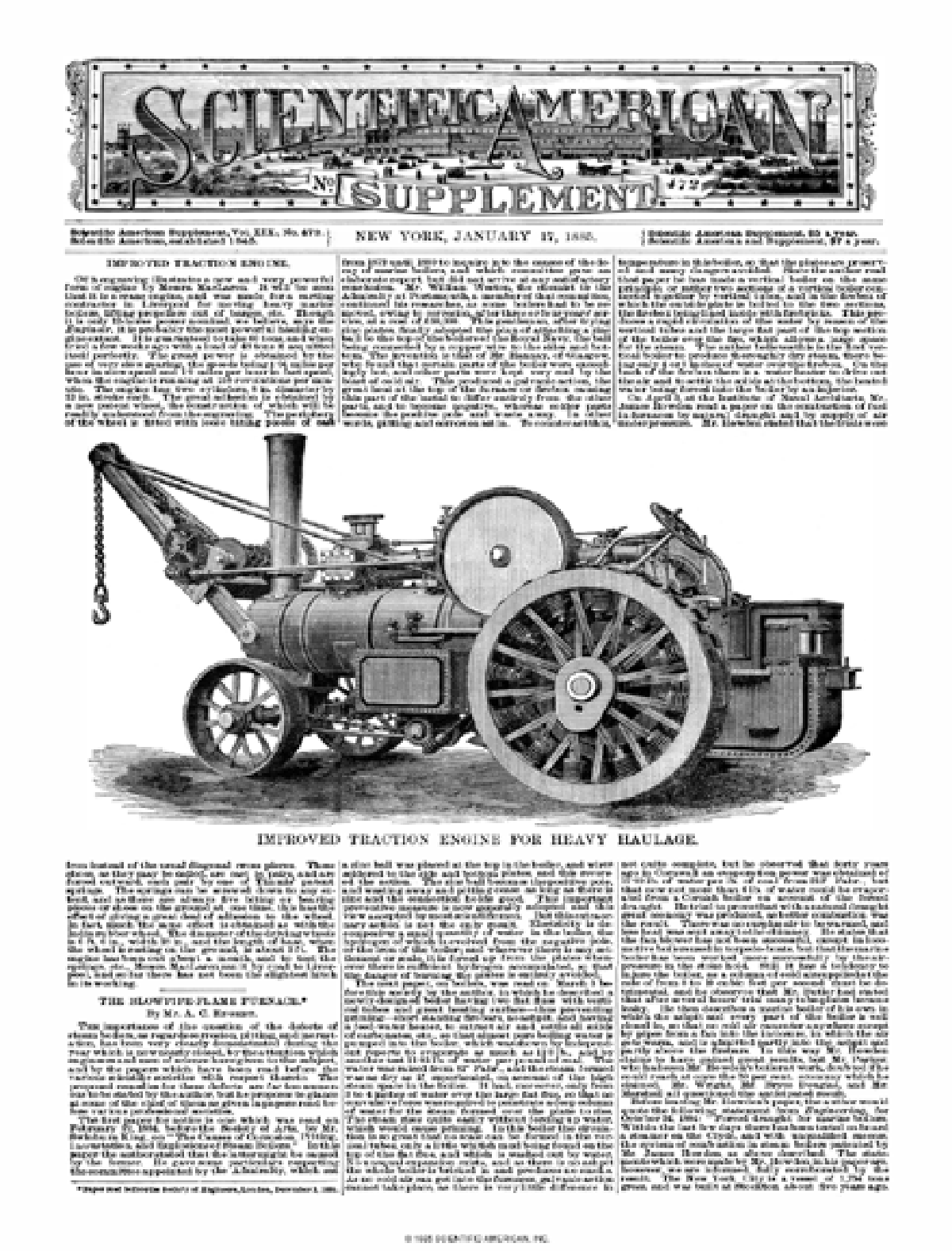 Scientific American Supplements Volume 19, Issue 472supp | Scientific ...