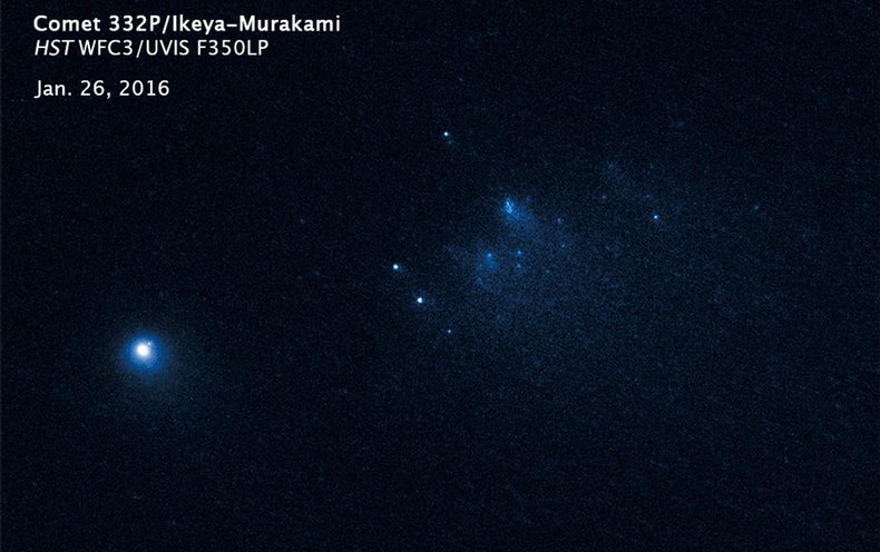 Hubble Telescope Zooms in on Comet's Death Throes - Scientific American