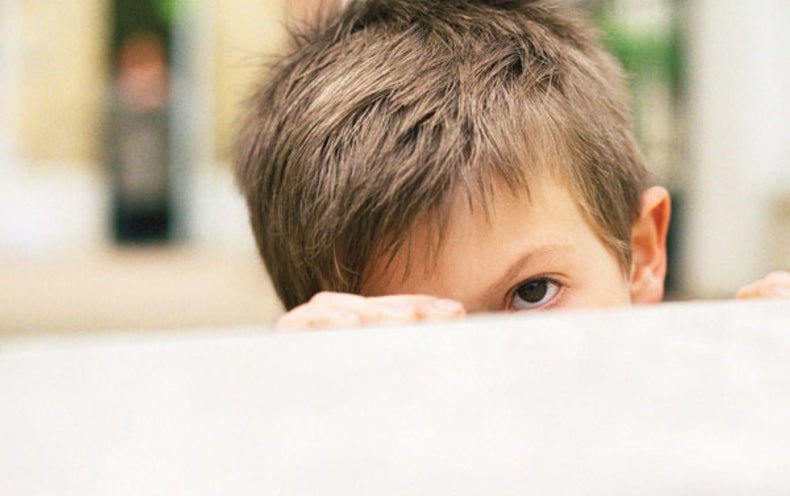 Shy Kid In School