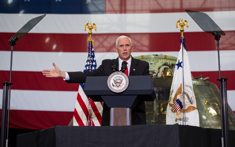 Pence Calls for "New Era of Space Exploration" at NASA - Scientific ...
