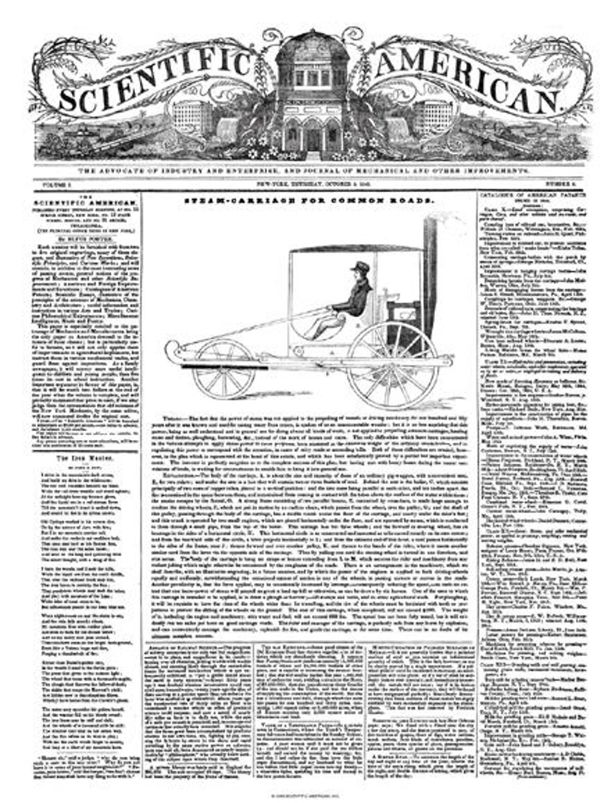 Scientific American Volume 1, Issue 6 | Scientific American