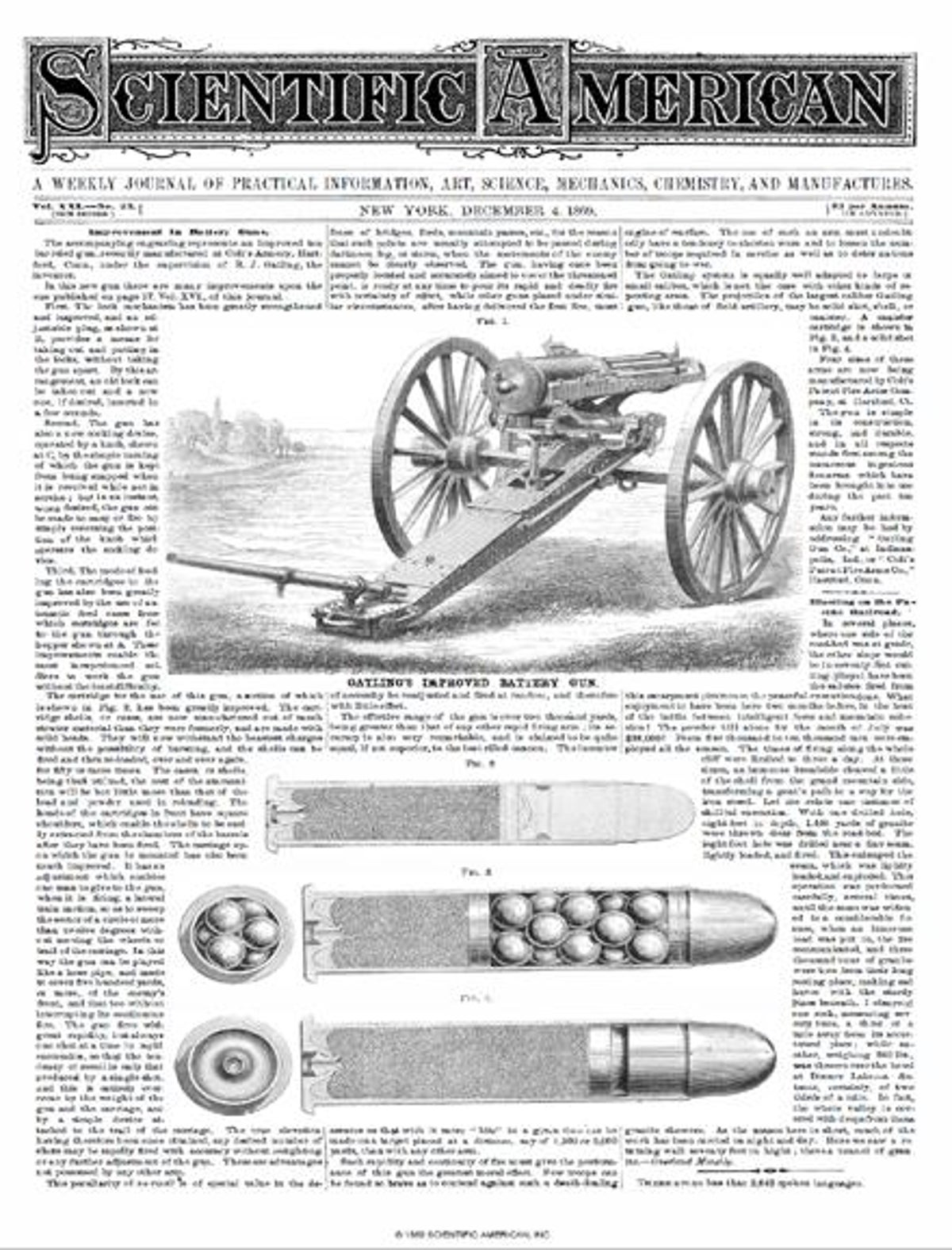 Scientific American Volume 21, Issue 23 | Scientific American