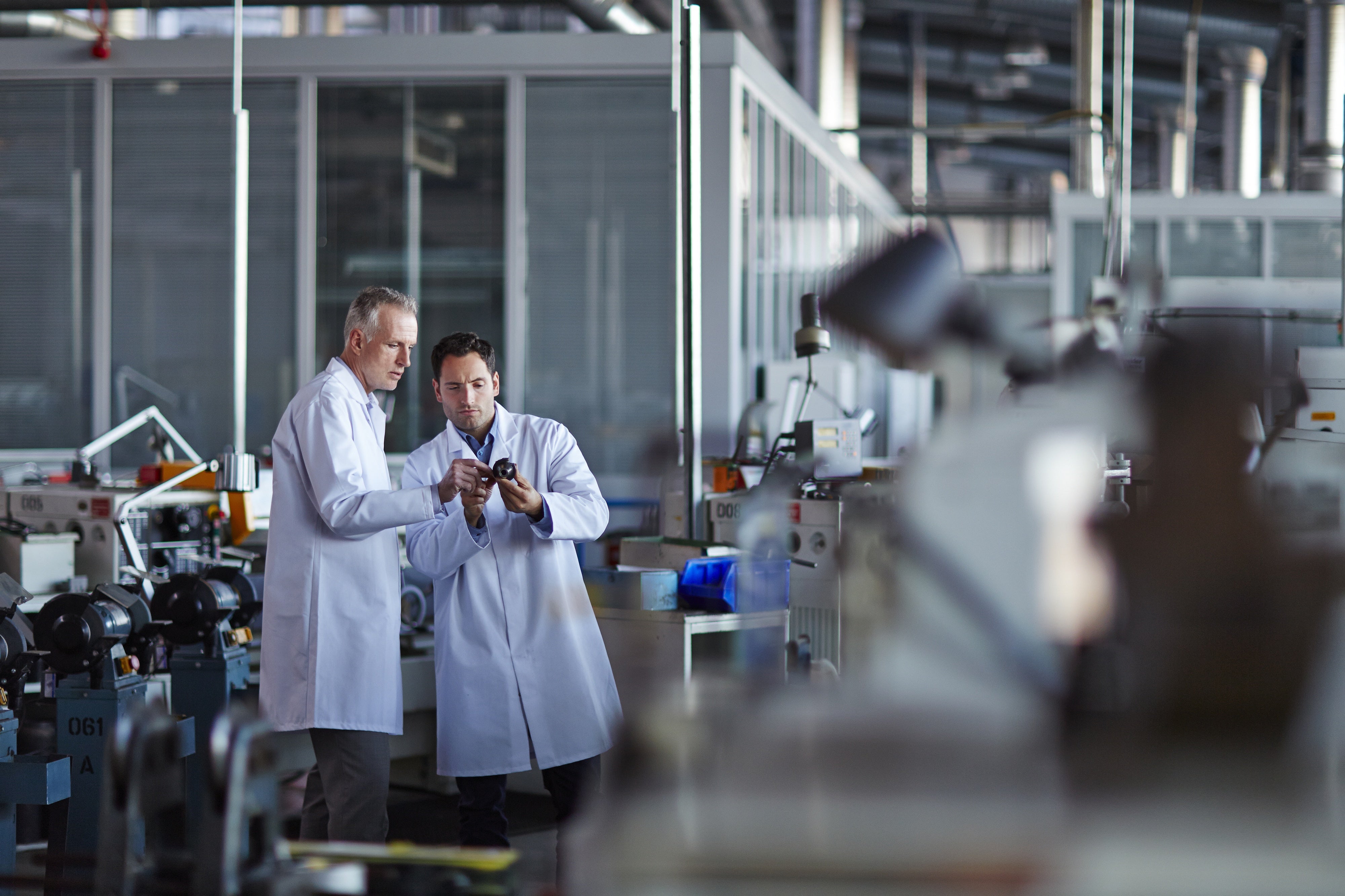 Male Scientists In Lab