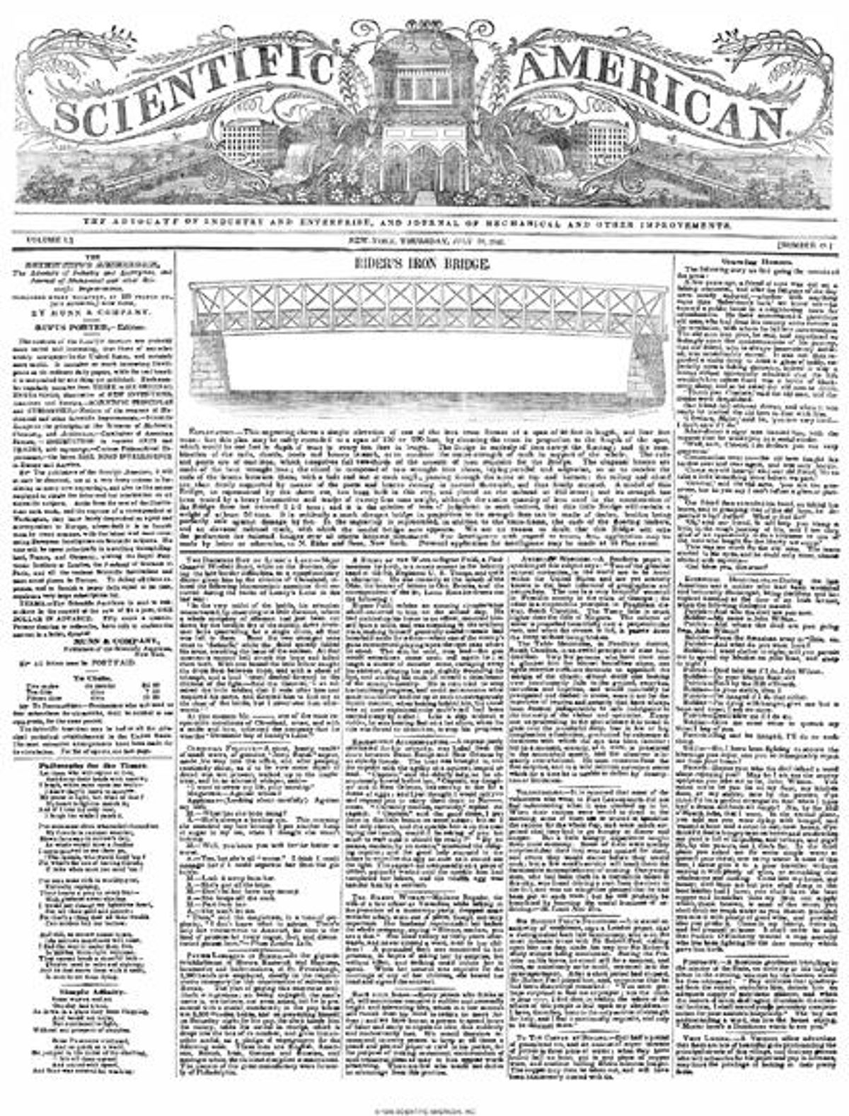 Scientific American Volume 1, Issue 45 | Scientific American