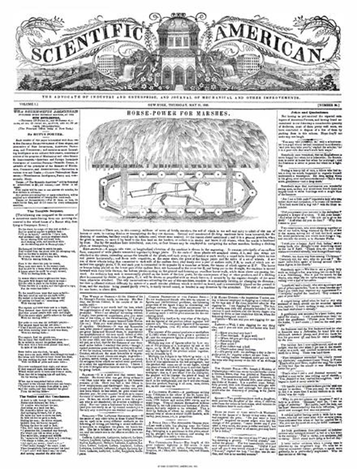 Scientific American Volume 1, Issue 36 | Scientific American