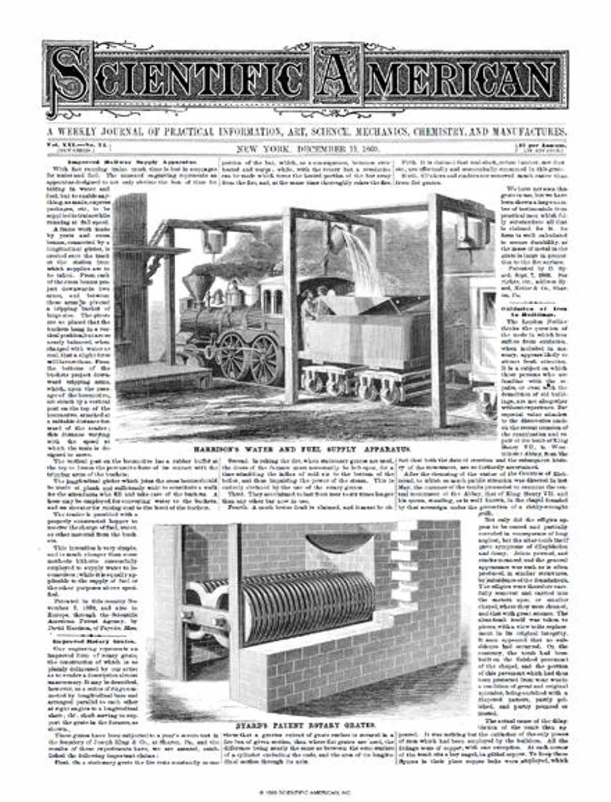 Scientific American Volume 21, Issue 24 | Scientific American