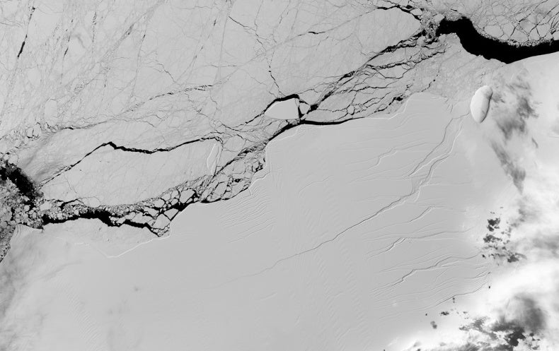 The Larsen C Iceberg Is Already Cracking Up - Scientific American