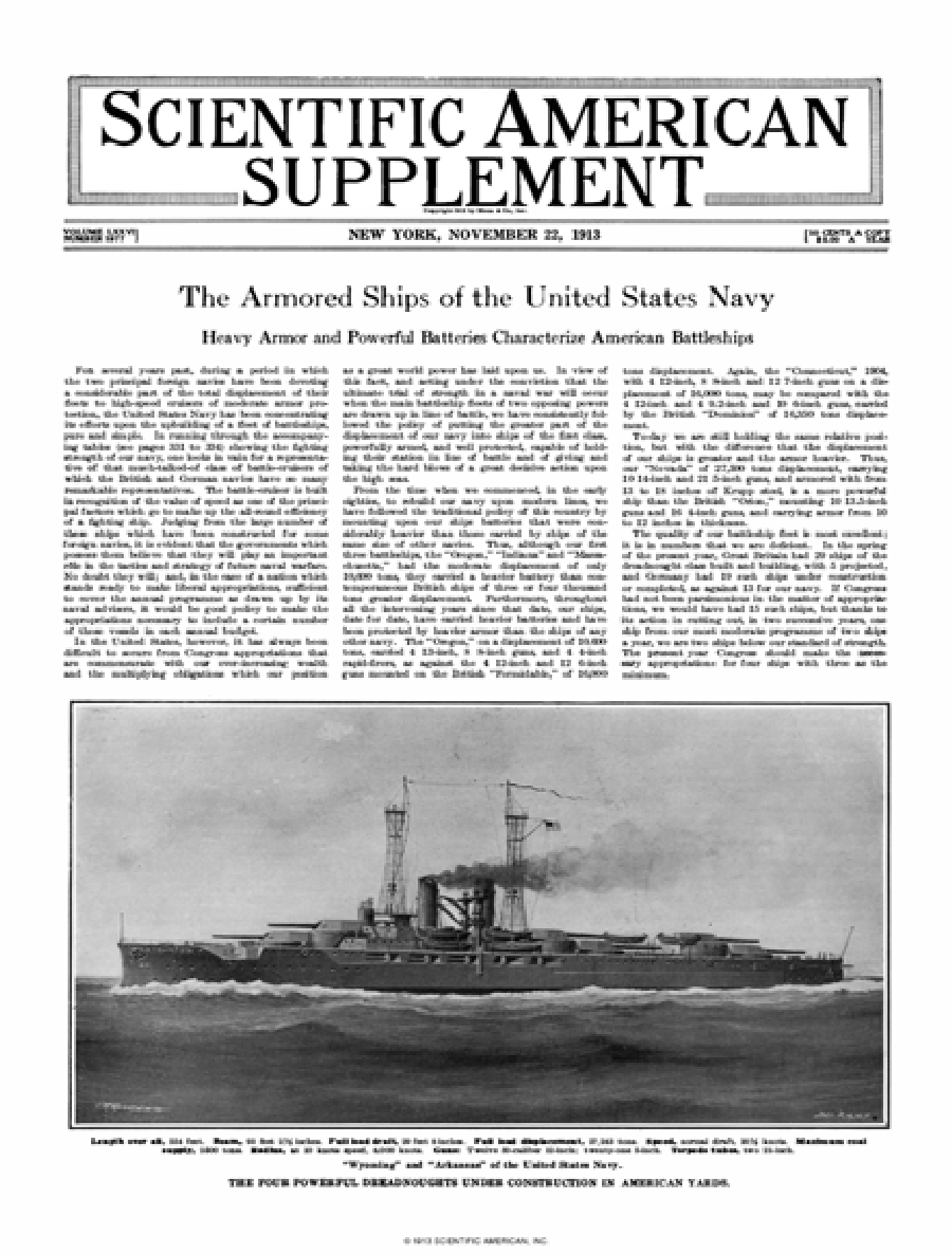 Issue Archive - 1913 | Scientific American