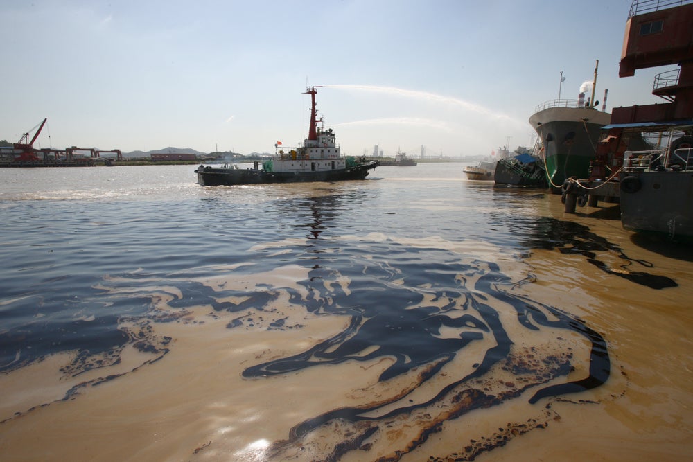 Ocean Oil Slick Map Reveals Enough Greasy Patches to Cover France--Twice | Scientific American
