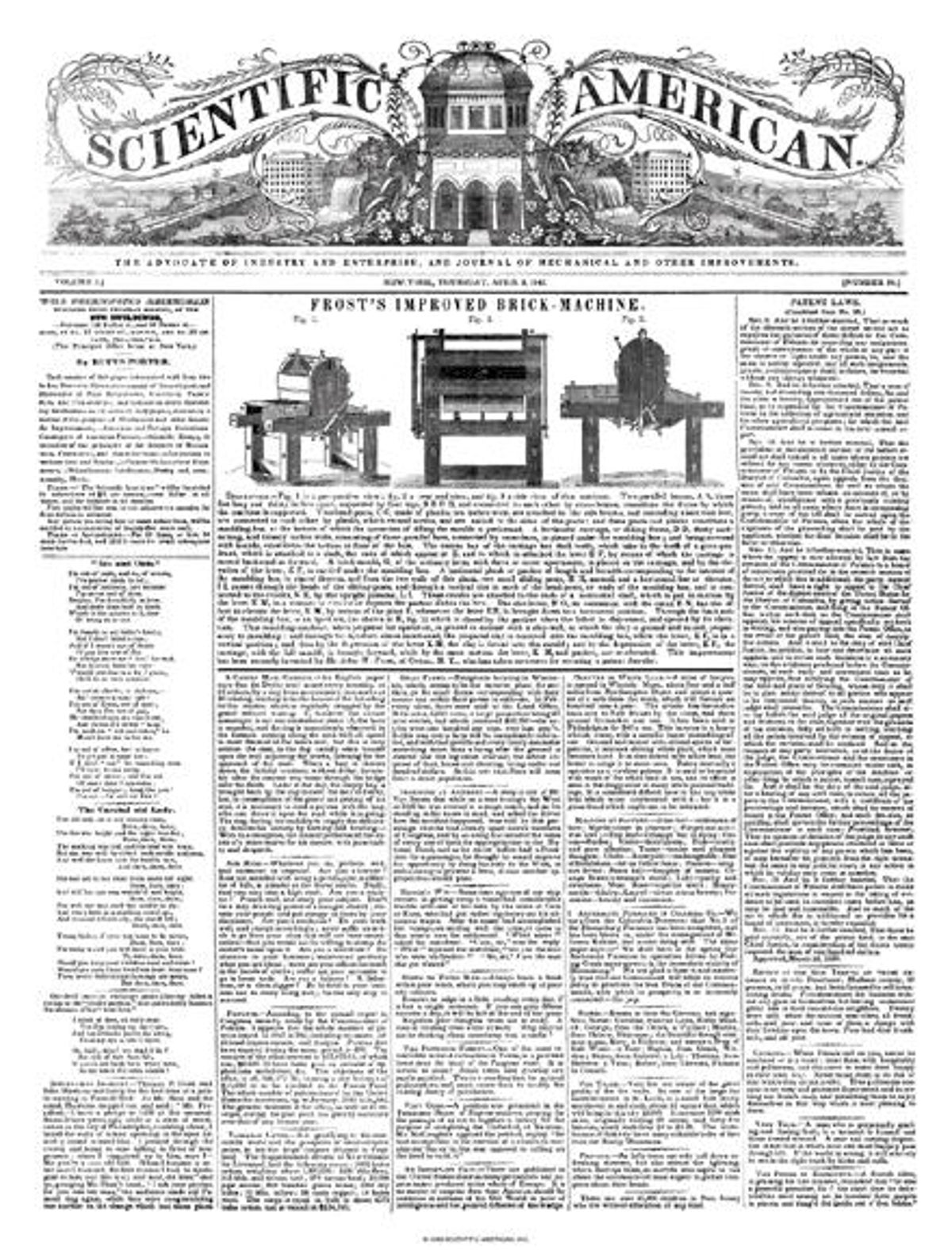 Scientific American Volume 1, Issue 29 | Scientific American