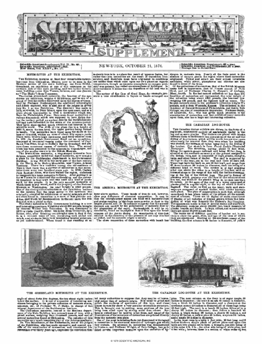 Issue Archive - 1876 | Scientific American