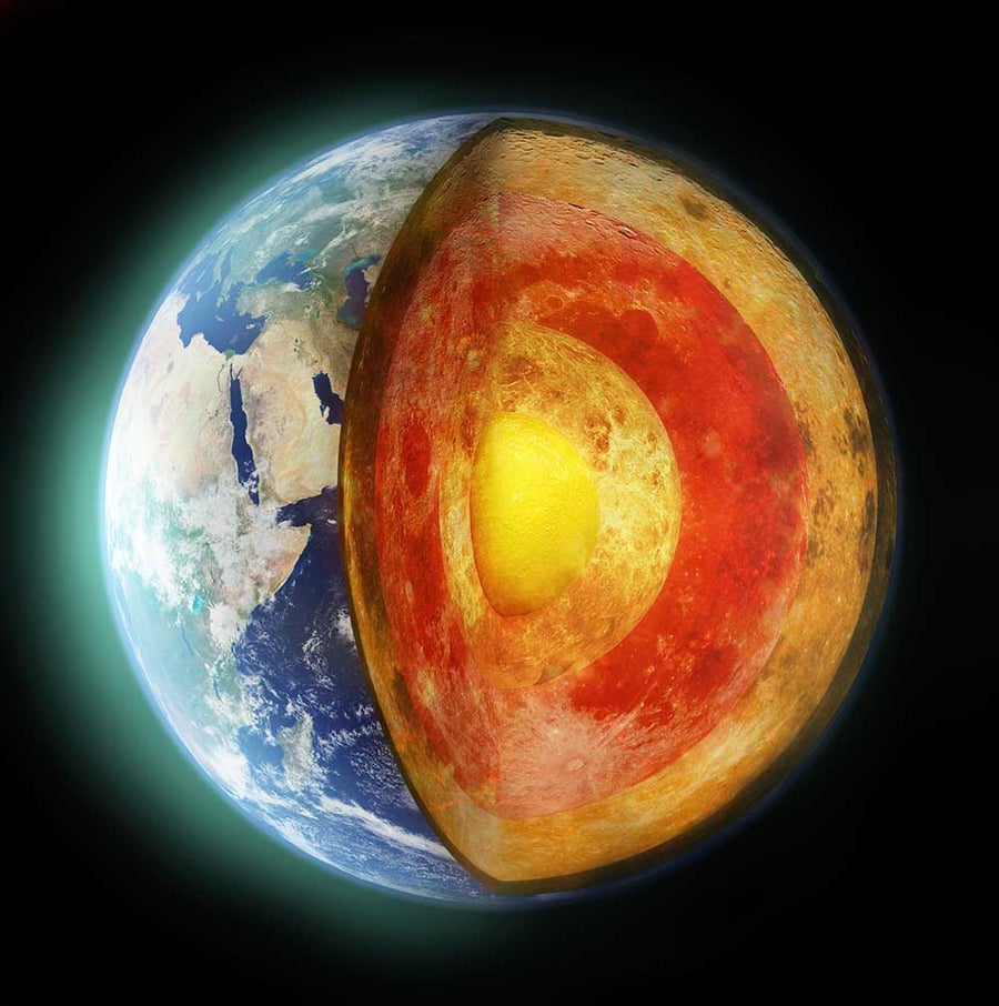 Magnetic Mystery of Earth's Early Core Explained | Scientific American