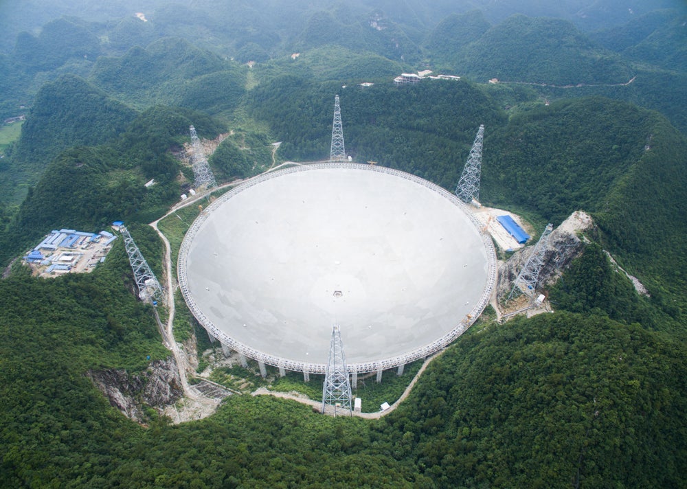 China Finishes Building the World's Largest Radio Telescope ...