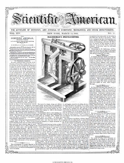 Scientific American Volume 14, Issue 27 | Scientific American