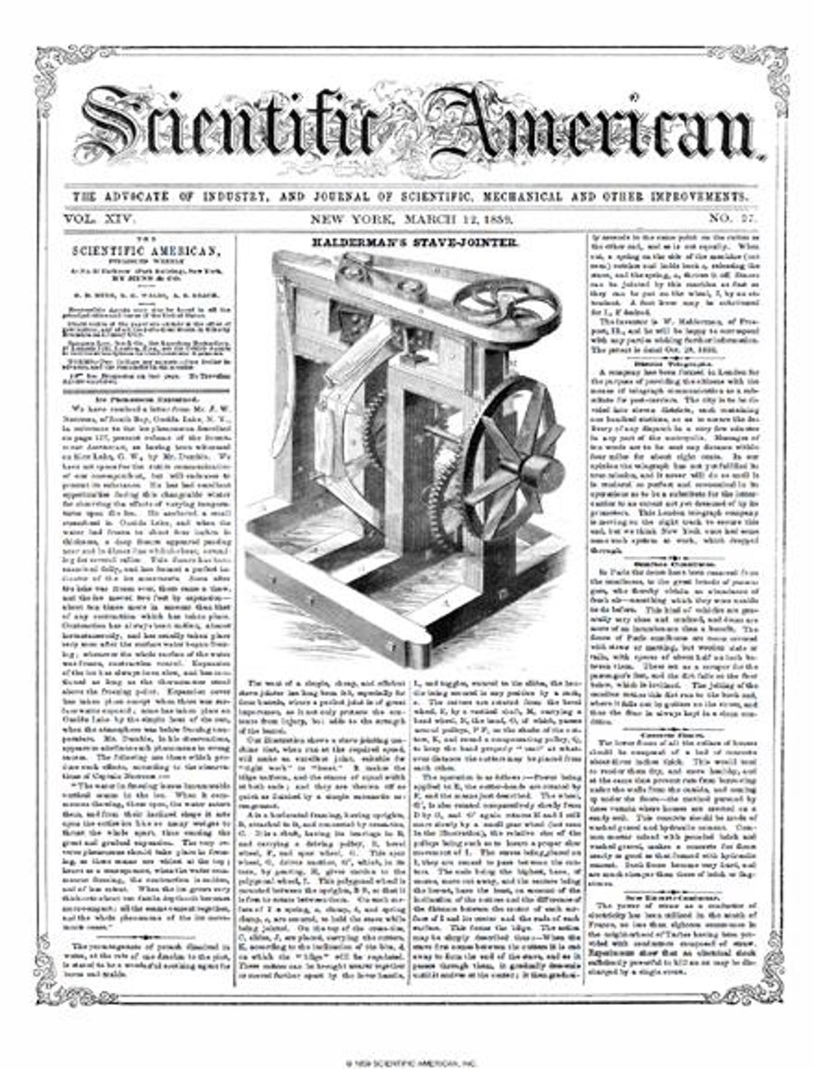 Scientific American Volume 14, Issue 27 | Scientific American