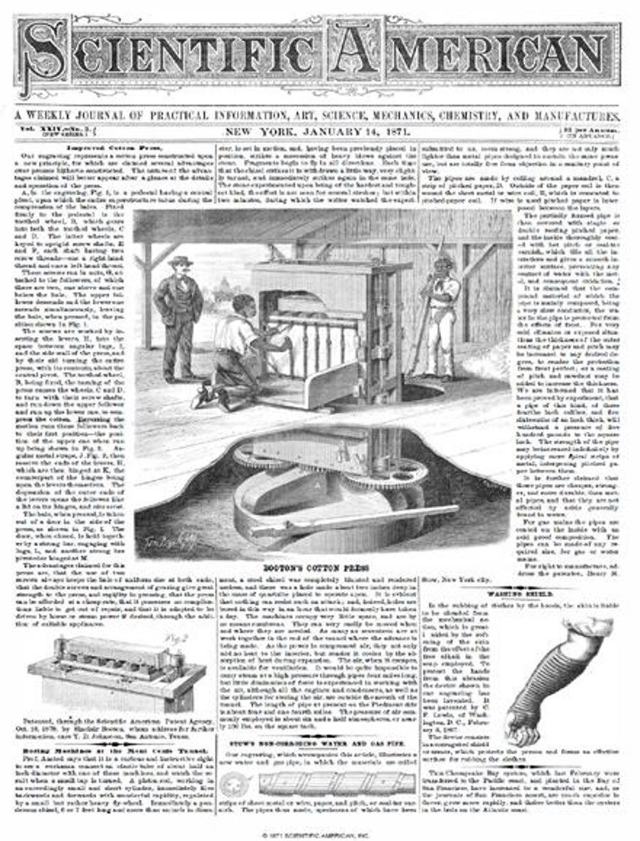 Official List of Patents- January 14, 1871 | Scientific American
