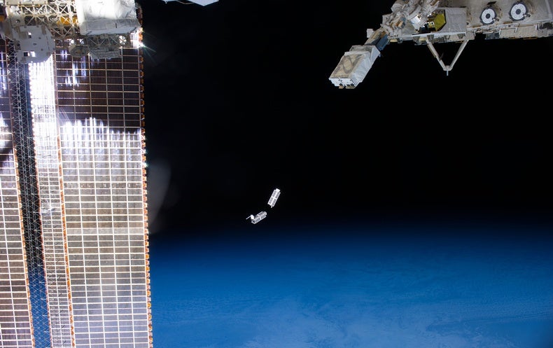 Sweating the Small Stuff: CubeSats Swarm Earth Orbit - Scientific American