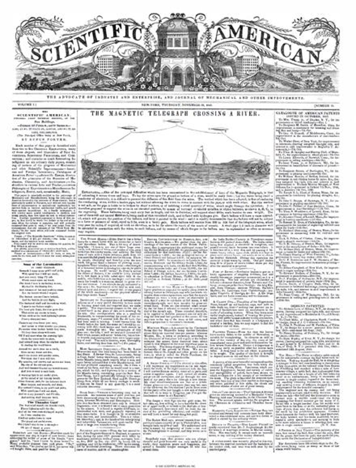 Scientific American Volume 1, Issue 10 | Scientific American