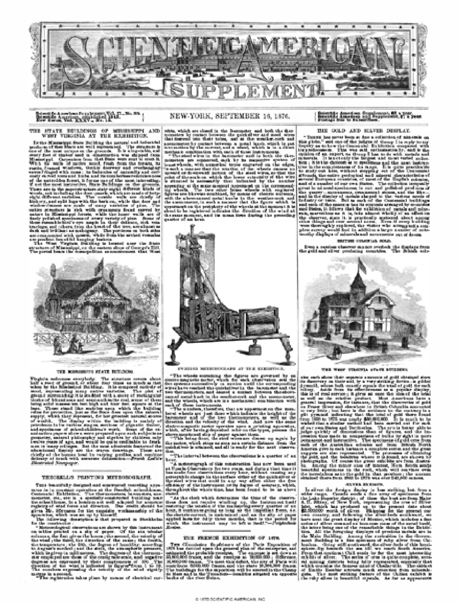 Issue Archive - 1876 | Scientific American