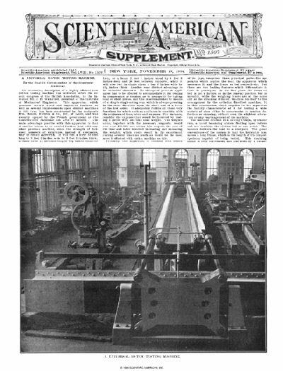 Scientific American Supplements Volume 58, Issue 1507supp | Scientific ...