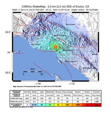 A Small Fault Caused Monday's Earthquake in Los Angeles - Scientific ...