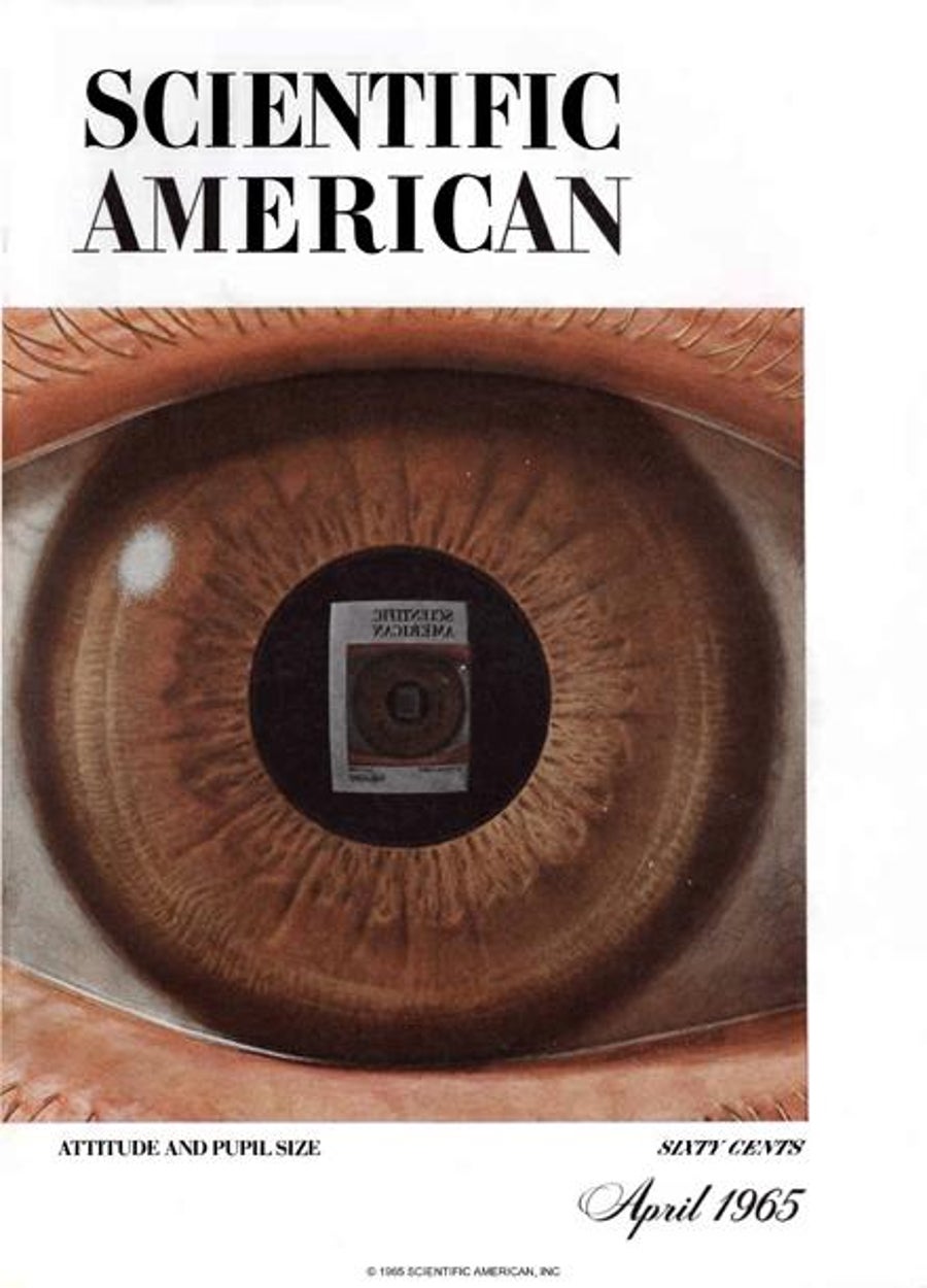 Attitude and Pupil Size | Scientific American