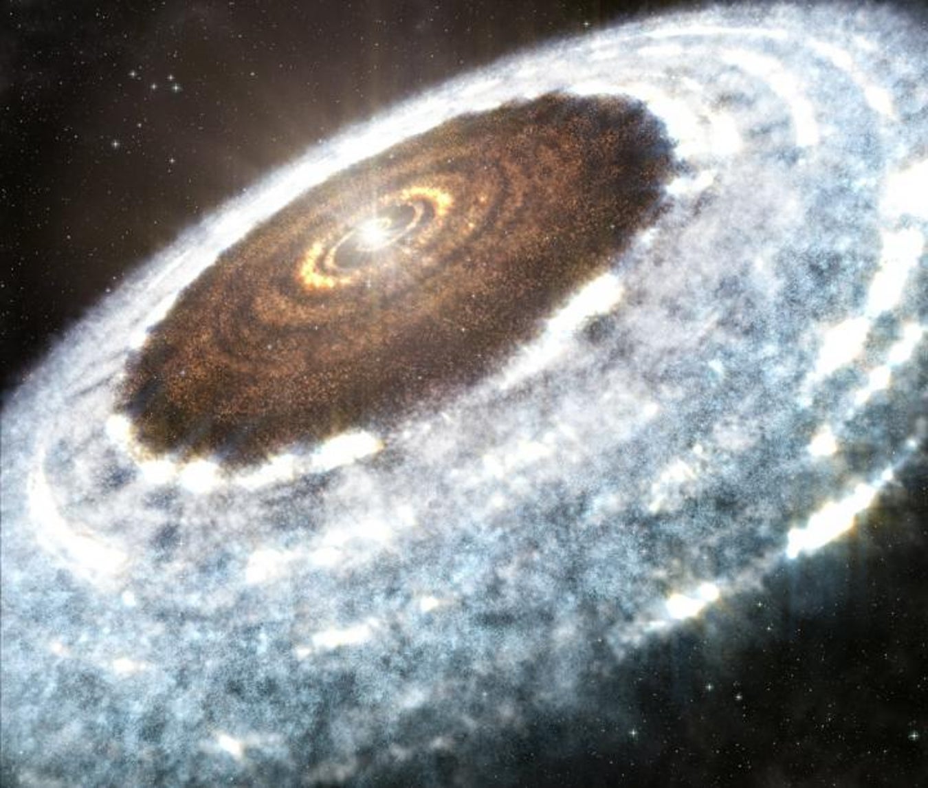 Astronomers Spot First-Ever "Snow Line" around Newborn Star ...