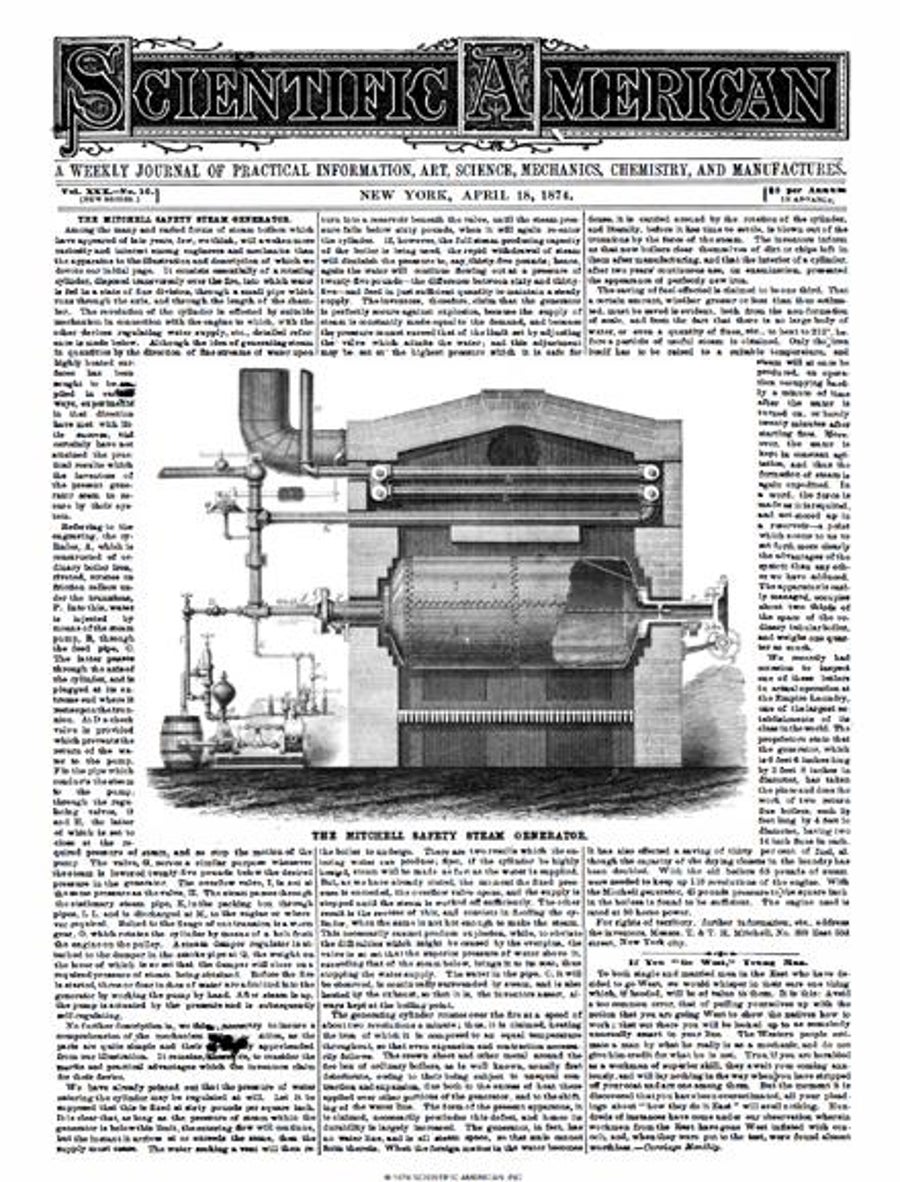 The Ammonia Ice-Making Process | Scientific American