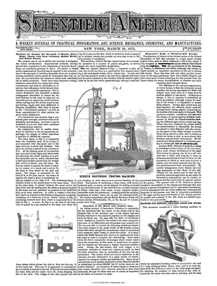 Issue Archive - 1872 | Scientific American