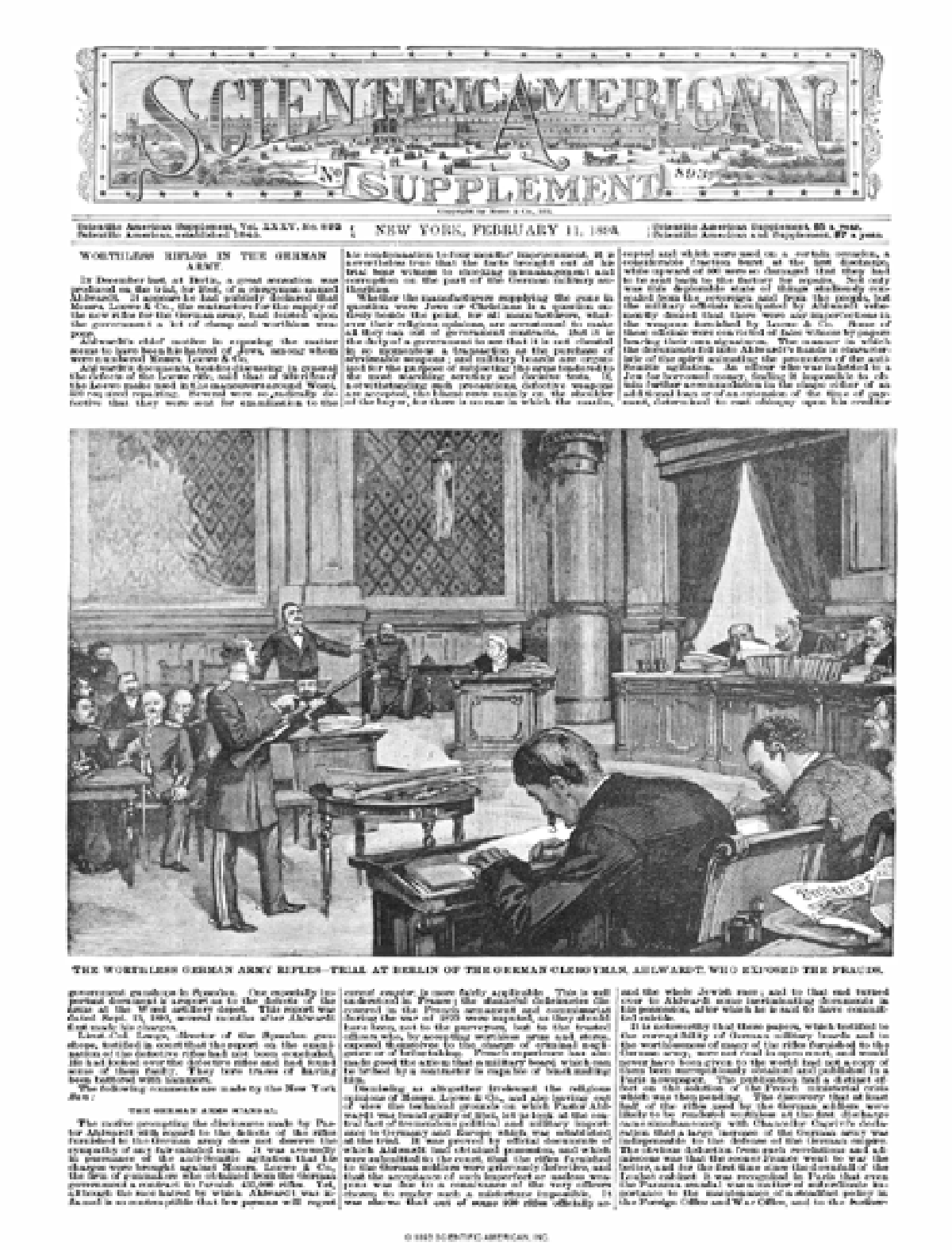 Scientific American Supplements Volume 35, Issue 893supp | Scientific ...