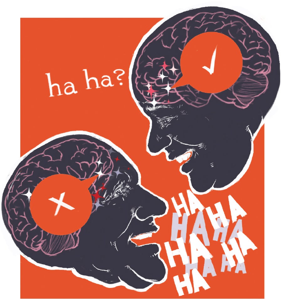 The Brain Can Distinguish between Real and Fake Laughter | Scientific ...