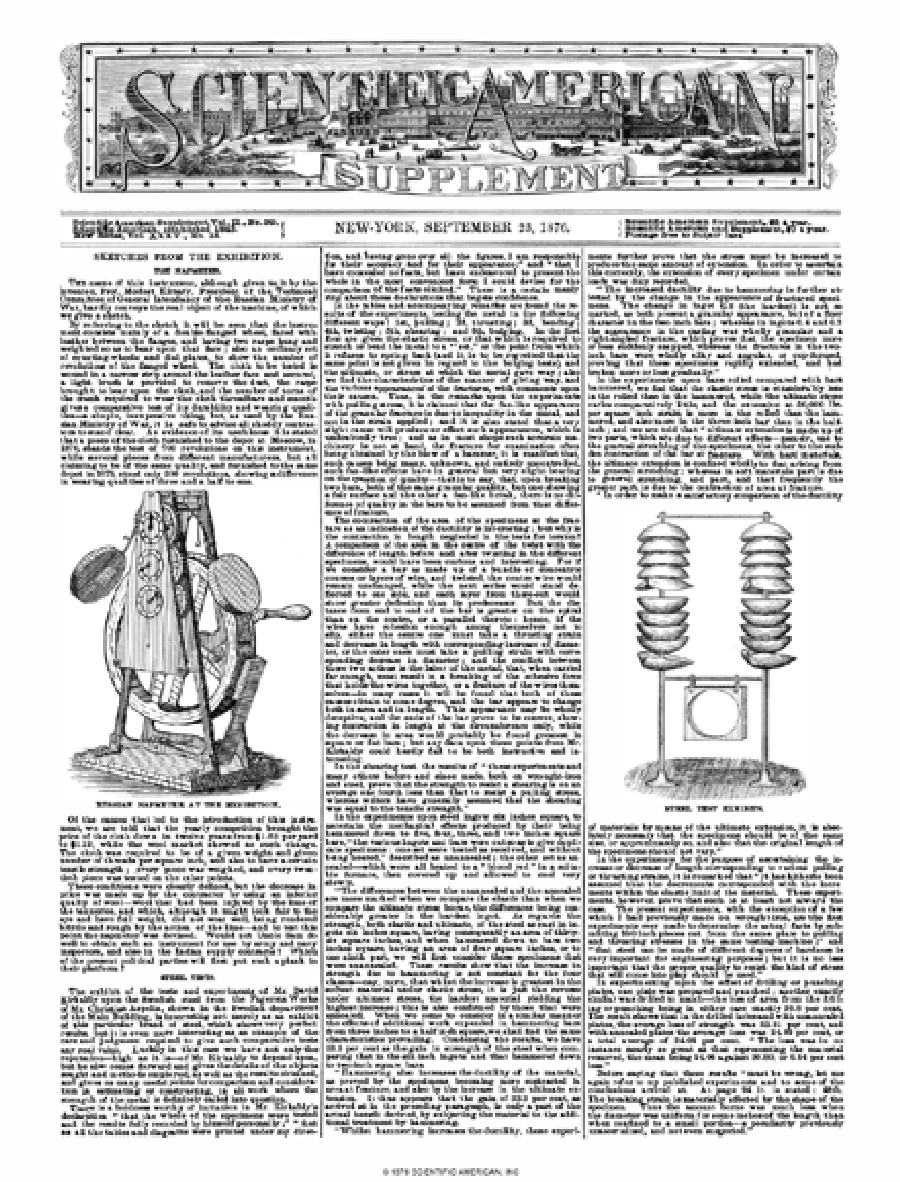 Issue Archive - 1876 | Scientific American