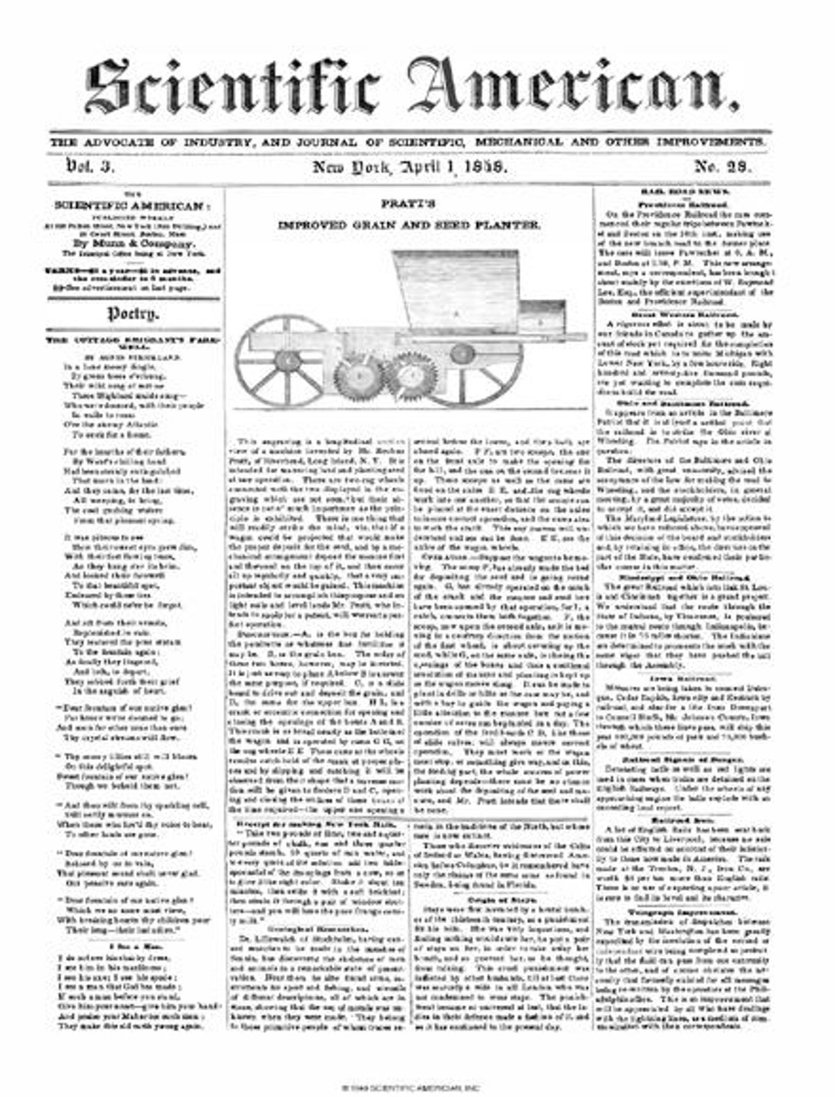 Scientific American Volume 3, Issue 28 | Scientific American