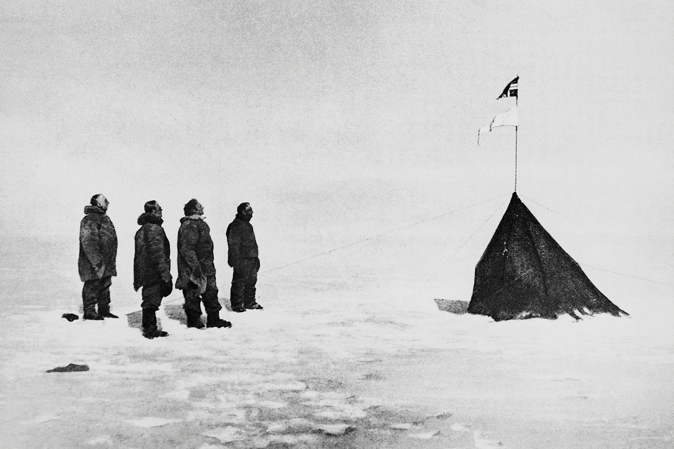 Amundsen Becomes First to Reach South Pole, December 14, 1911 ...
