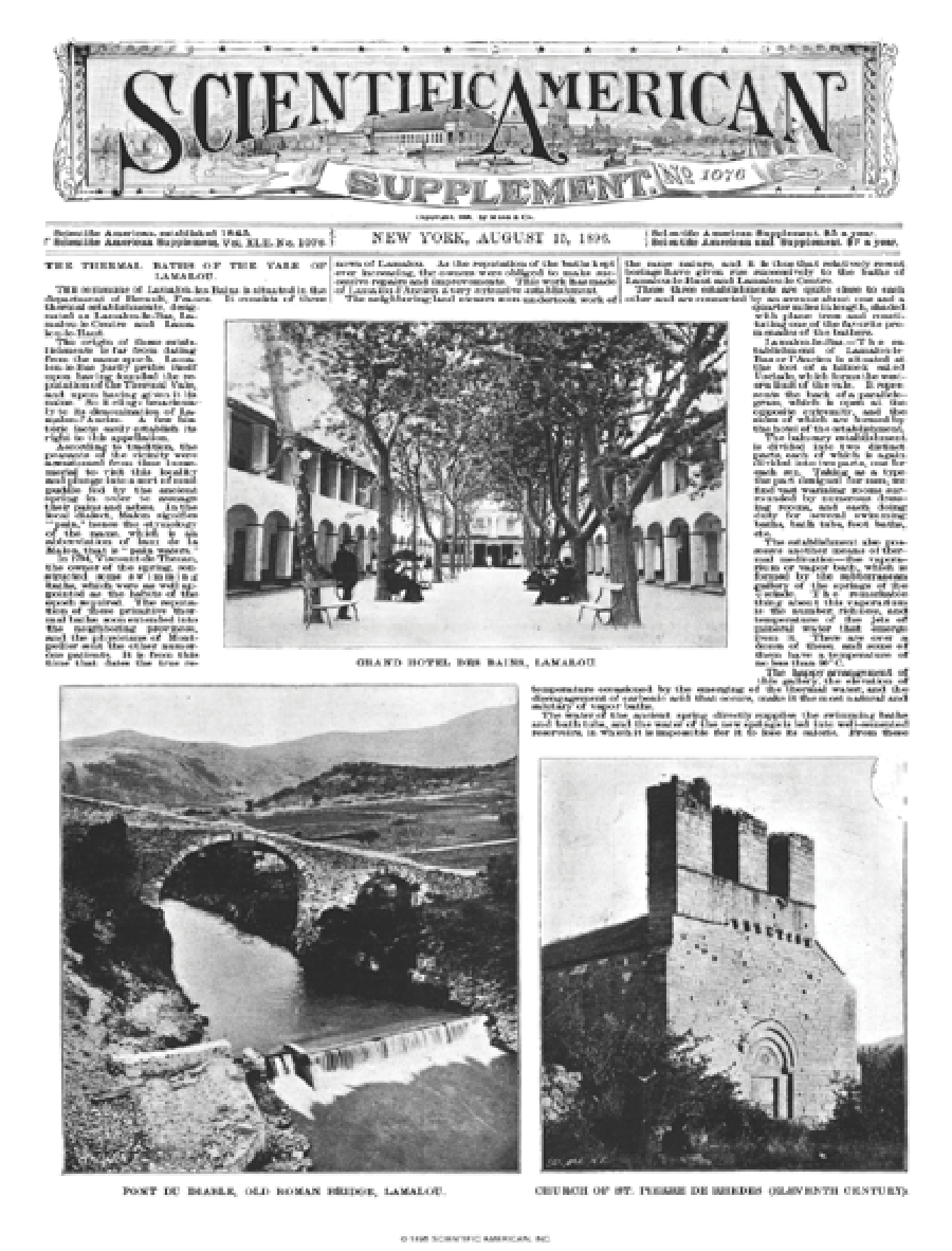 Issue Archive - 1896 | Scientific American
