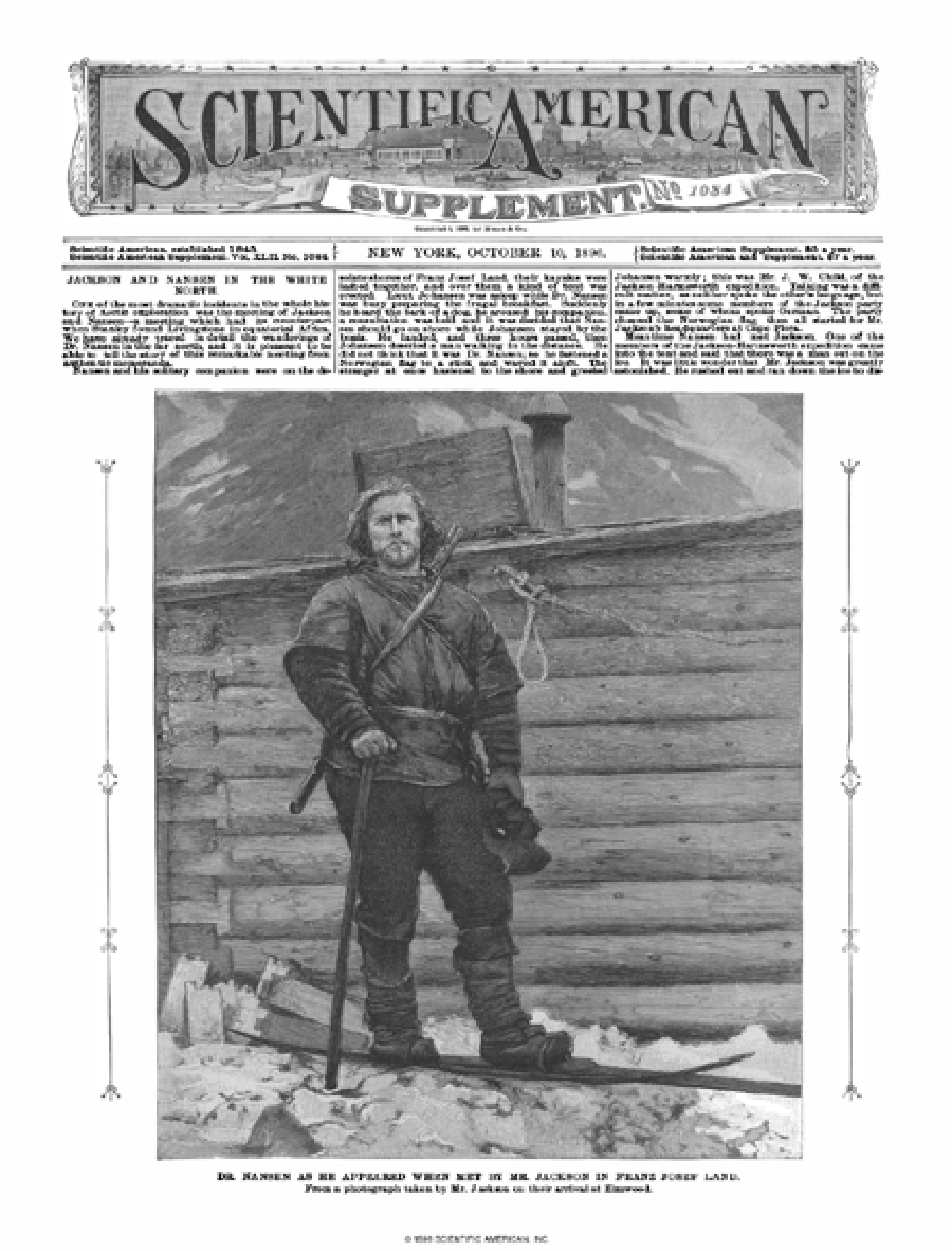 Issue Archive - 1896 | Scientific American