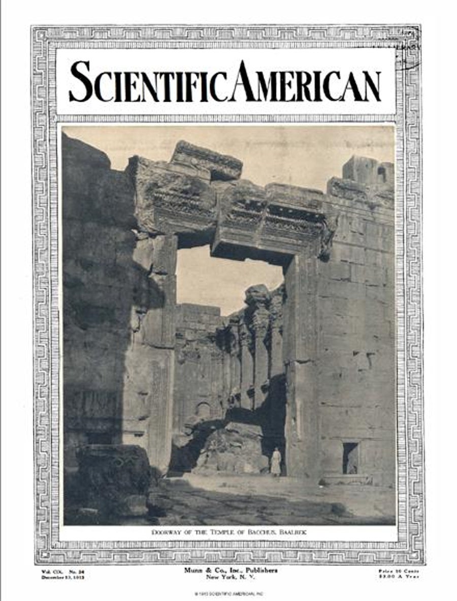 Issue Archive - 1913 | Scientific American