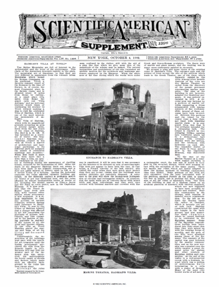 Issue Archive - 1902 | Scientific American