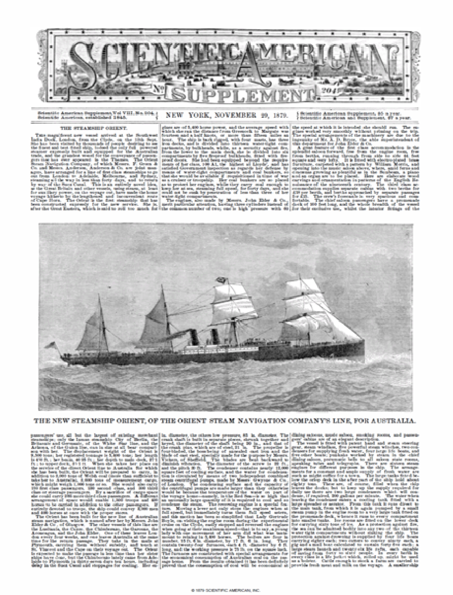 Issue Archive - 1879 | Scientific American