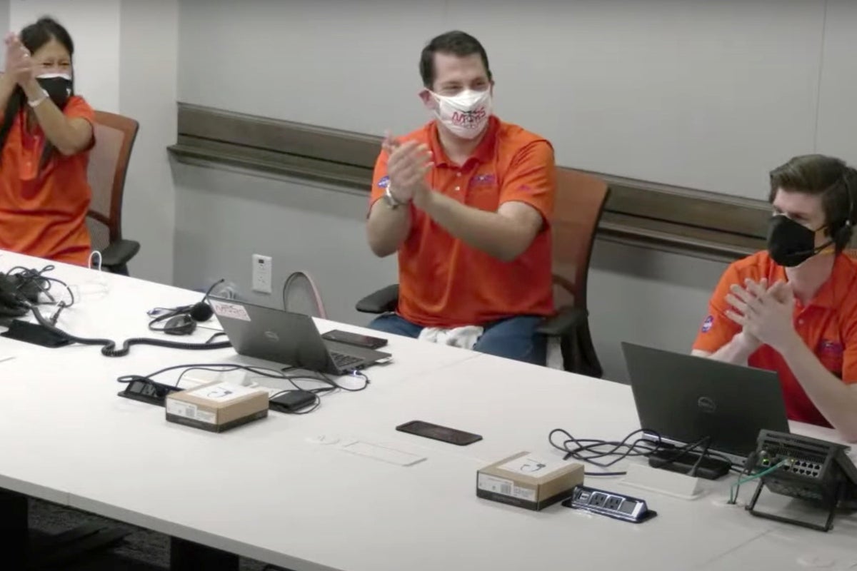 See Ingenuity Team's Joy after the First Mars Helicopter Soars ...