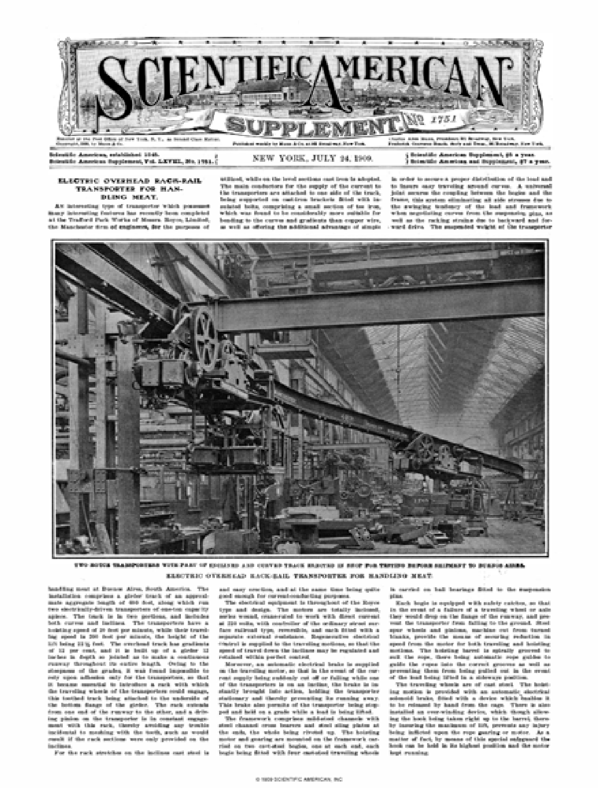 Scientific American Supplements Volume 68, Issue 1751supp | Scientific ...